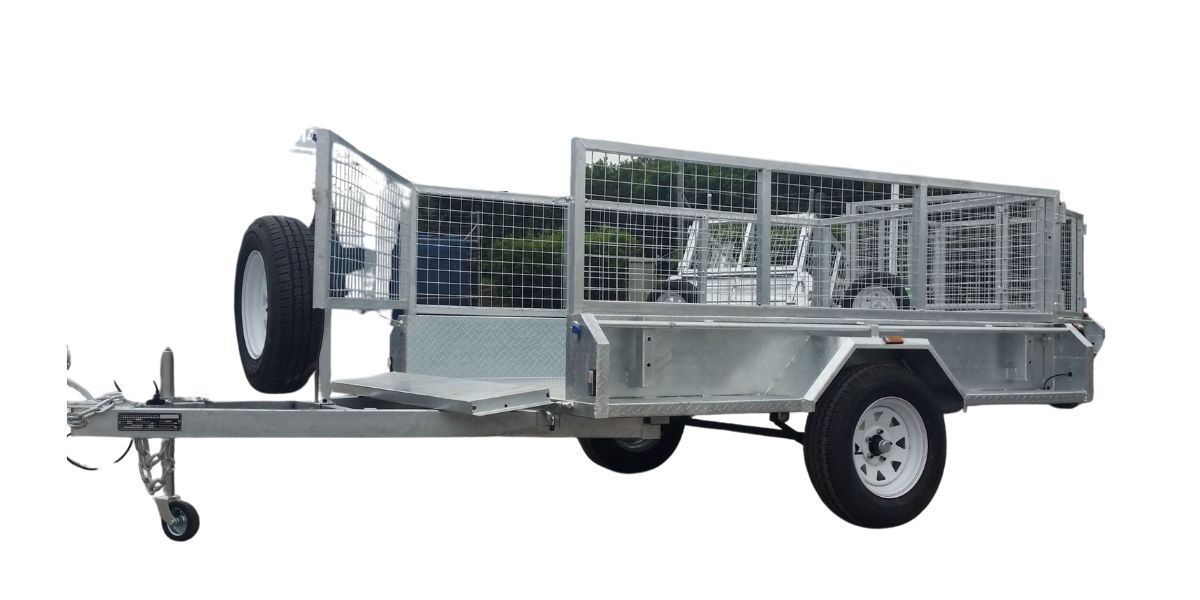 8 x 5 ft Premium Heavy Duty Box Trailer ATM 750kg - Absolute Shipping ...